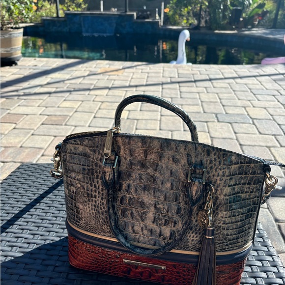 Brahmin | Bags | Brahmin Tri Colored Crossbody Bag | Poshmark